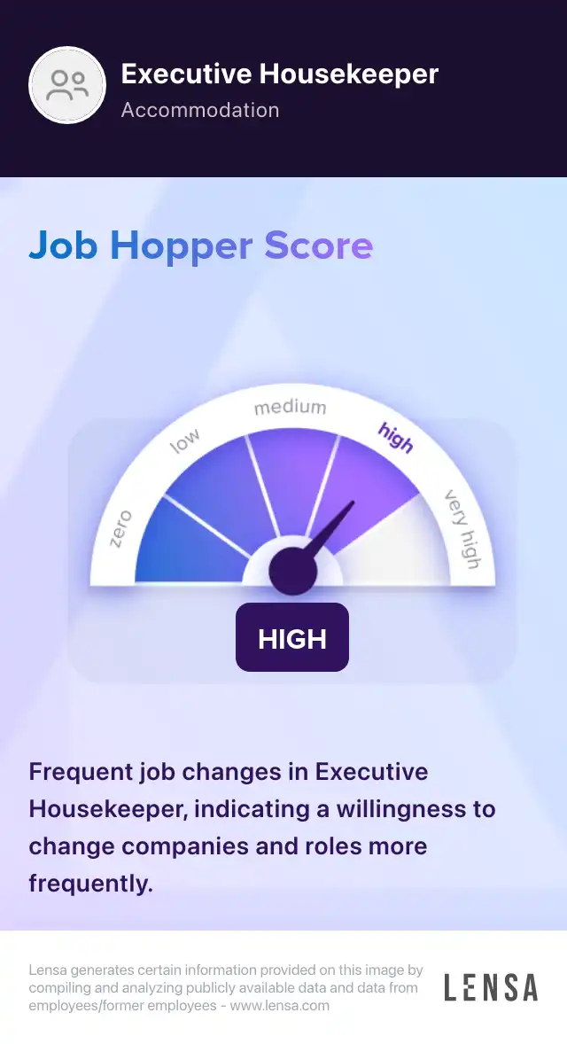 NYC Executive Housekeeper job in New York at Hire Society | Lensa